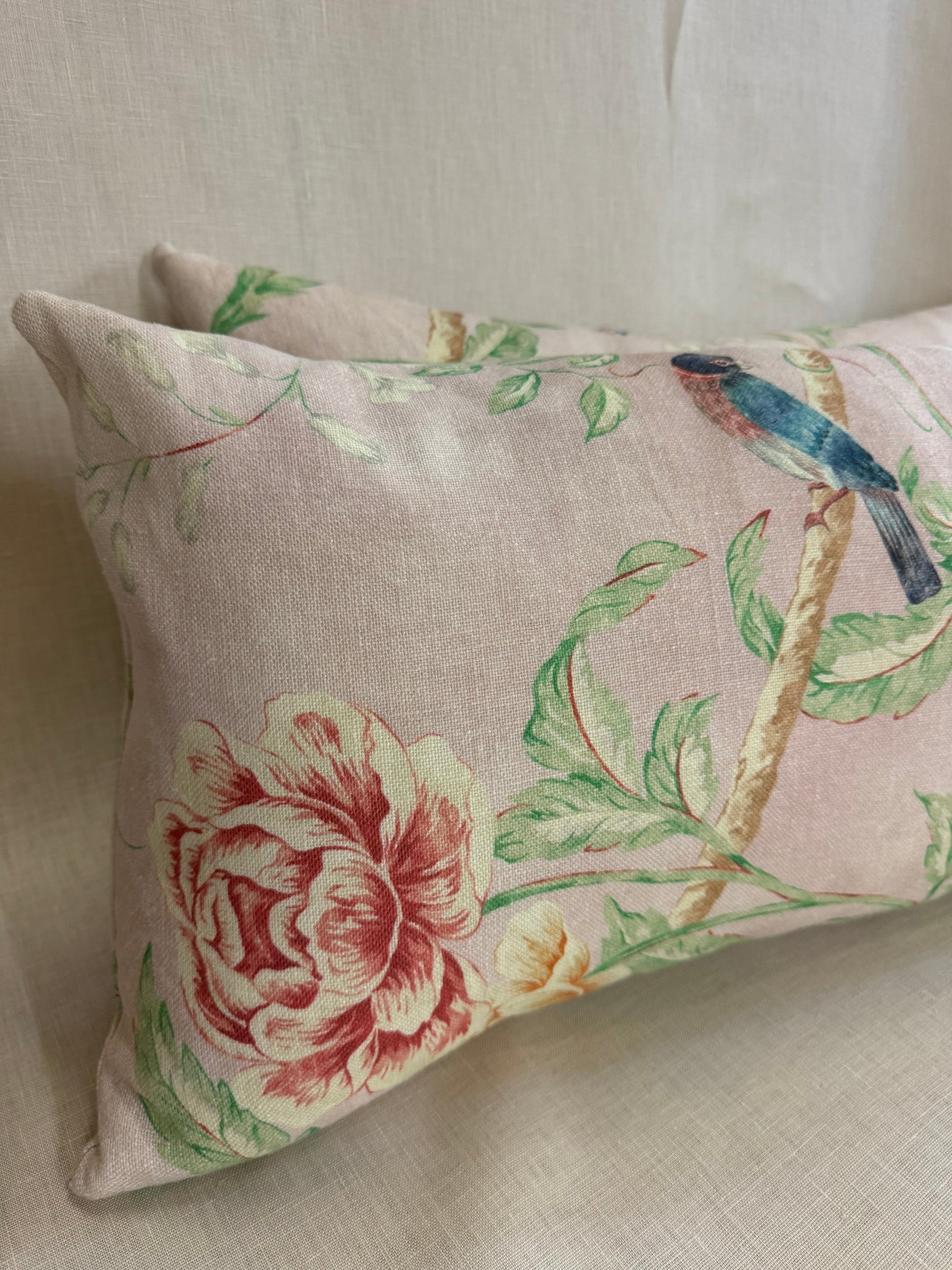 Paradiso Hermosa Pink | Acquitaine Linen – King Cotton Fabrics