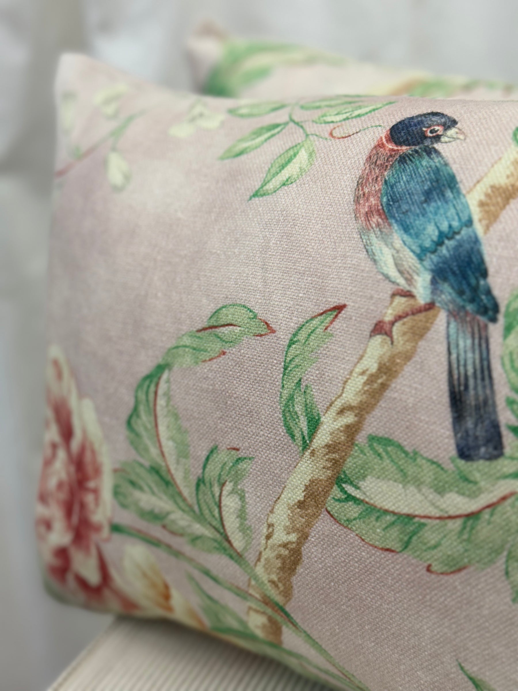 Paradiso Hermosa Pink | Acquitaine Linen – King Cotton Fabrics