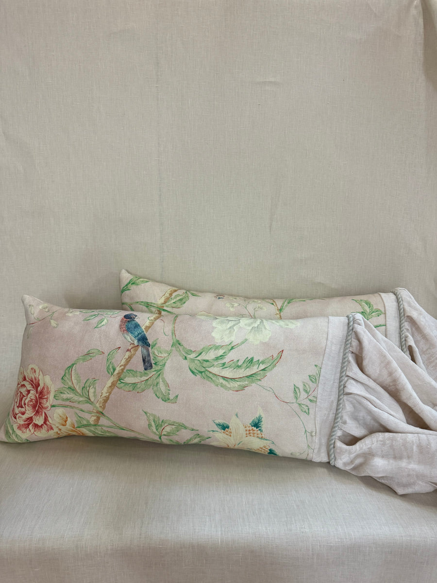 Paradiso Hermosa Pink | Acquitaine Linen – King Cotton Fabrics