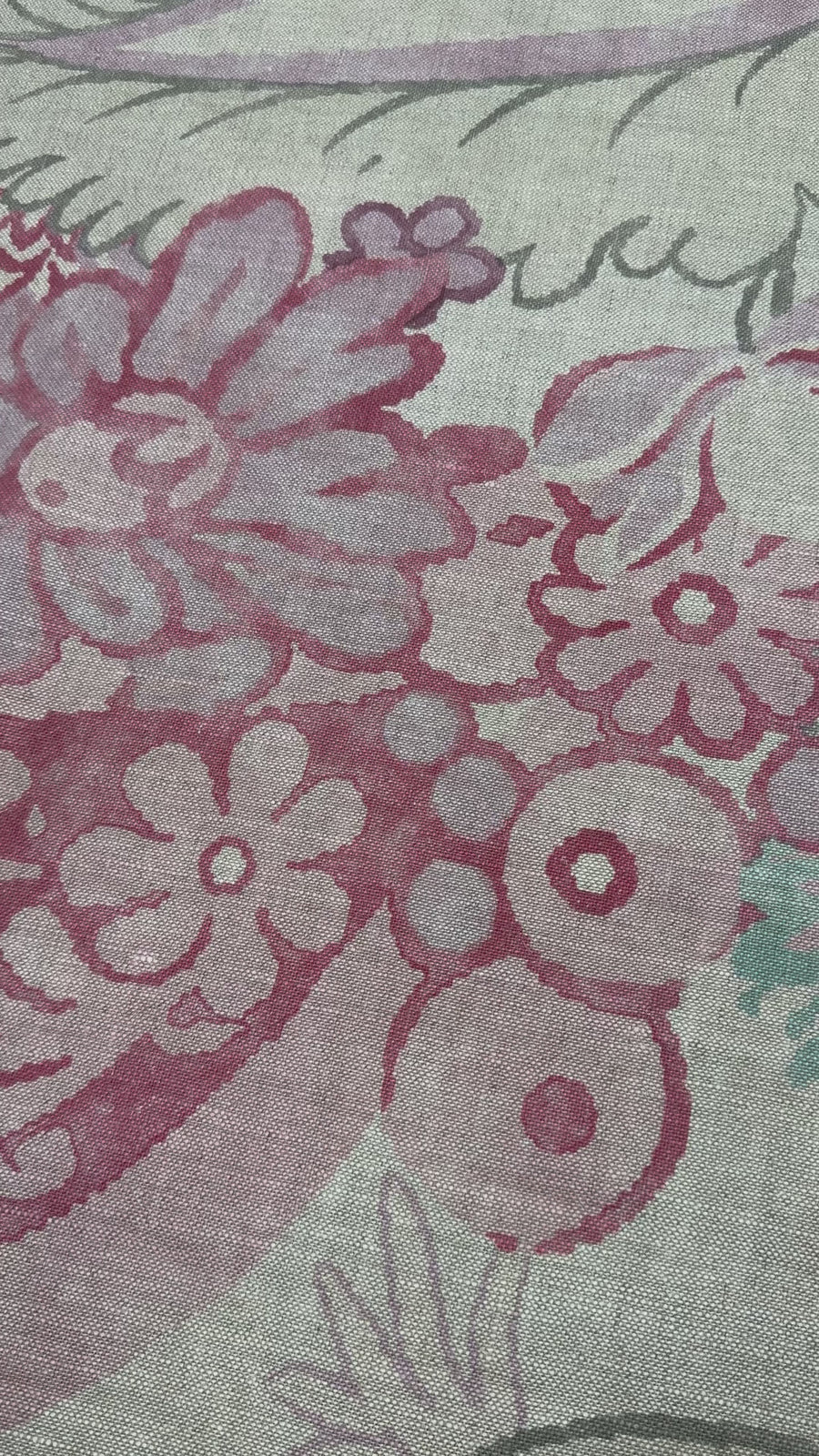 Carcassone in Amaranth | Acquitaine Linen – King Cotton Fabrics